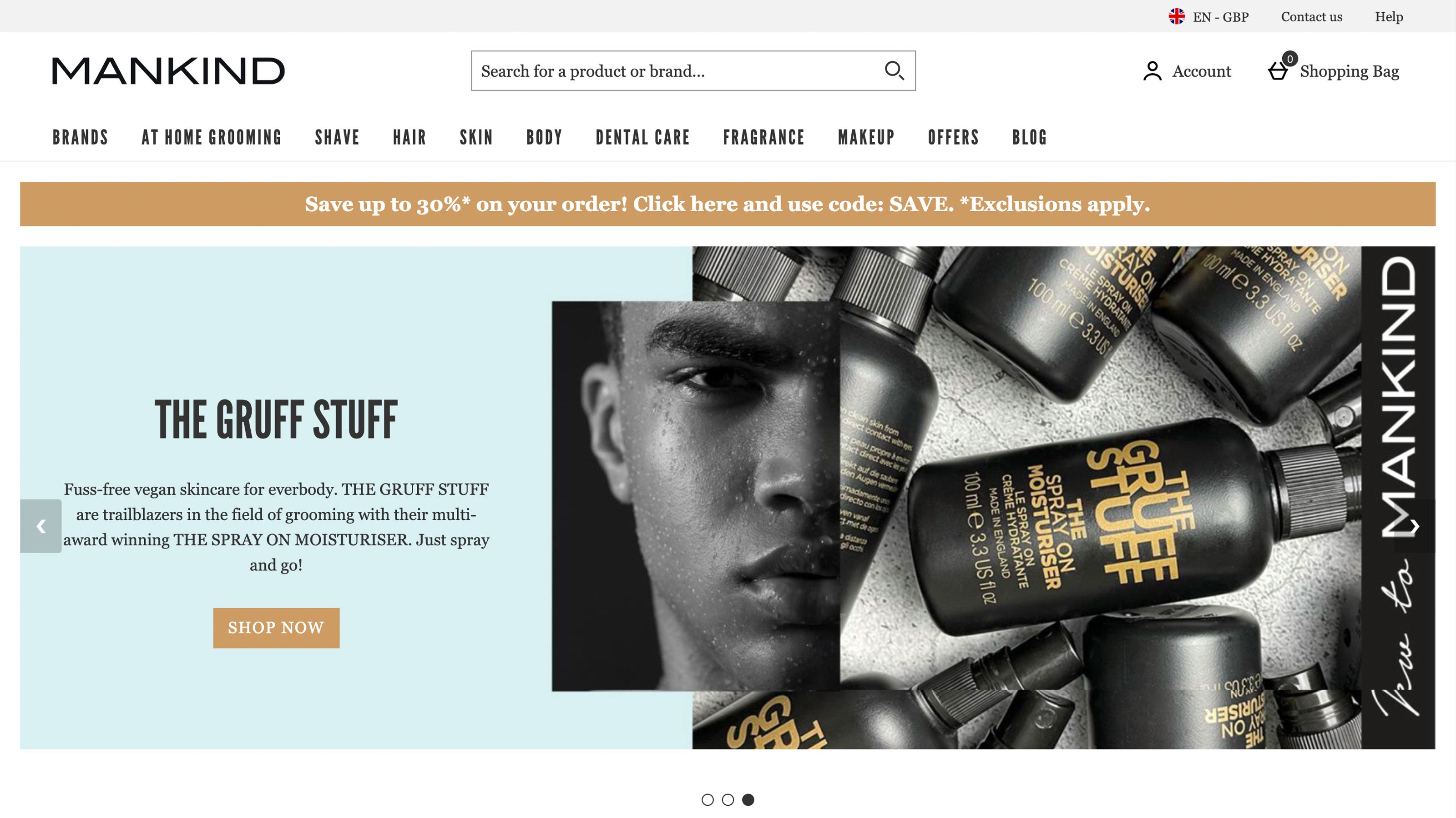 THE GRUFF STUFF LAUNCH WITH MANKIND